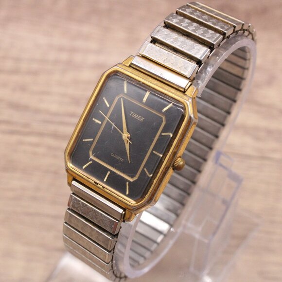 Timex | Accessories | Vintage Timex Watch Mens Gold Tone Stainless ...